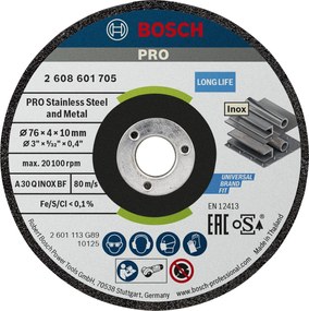 Brusný kotouč Bosch PRO 76x4x10 mm