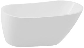 Aqualine, TISA volně stojící vana 150x75 cm, bílá, E1575
