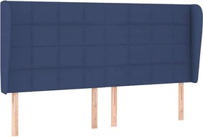 Box spring postel s matrací modrá 180x200 cm textil 3127987
