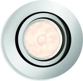 Philips Donegal lesklý chrom / Podhledové svítidlo / GU10 / 5,5W bez z