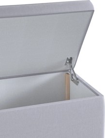 Čalouněná skříň barva šedá látka lesklé, sametová