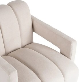 Designové křeslo Bender krémové