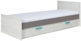 moderní jednolůžková postel z dřevotřísky Rest R16 maride