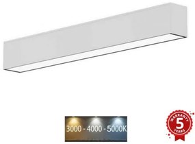 Sinclair Závěsné LED lineární svítidlo LSM 32-50CCT, 3000-5000K, 150cm Barva: Černá