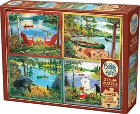 COBBLE HILL Puzzle Země chatařů XL / 275 dílků / od 9 let
