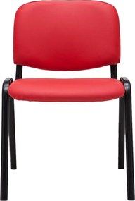 Konferenční židle Ken umělá kůže – červená