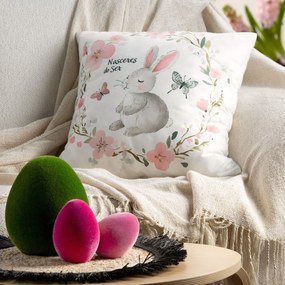 VELIKONOČNÍ DEKORAČNÍ POVLAK NA POLŠTÁŘ CONY1 45X45 CM VZOROVANÝ