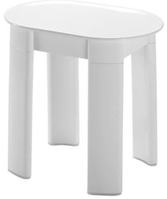 Aqualine, TETRA Koupelnová židle 42x41x27 cm, bílý, 2872
