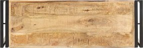 Konzolový stolek 90 x 30 x 75 cm hrubé mangovníkové dřevo 321096