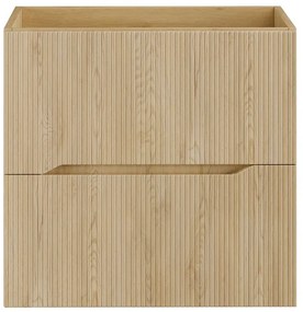 Závěsná skříňka pod umyvadlo Nordic Nature s deskou 60 cm dub cremona