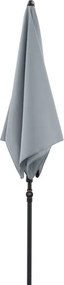 Doppler myZone zahradní slunečník 190 x 125 cm světle šedá