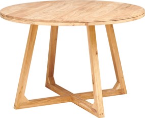 XXXLutz JÍDELNÍ STŮL, akácie, barvy akácie, 120/120/76 cm MID.YOU - Jídelní stoly - 001630027601