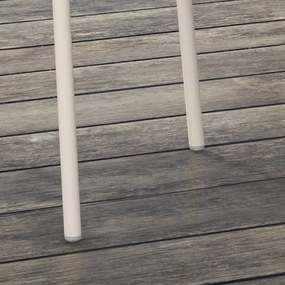 Zahradní židle Outsunny sada 4 stohovatelných židlí s opěradlem a područkami balkonové židle jídelní židle pro zahradu do 120 kg šedá |