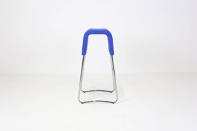 Barová židle, Materia, modrá/chrom