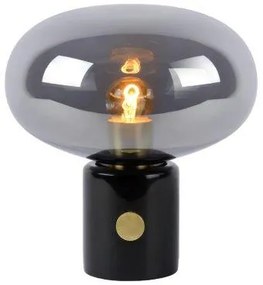 Lucide 03520/01/65 CHARLIZE stolní lampa E27 / 40W jantarové sklo / černá Lampy a lampičky na noční stolek
