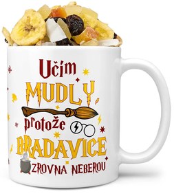 Hrnek Učím mudly (Náplň hrníčku: Tropická směs)