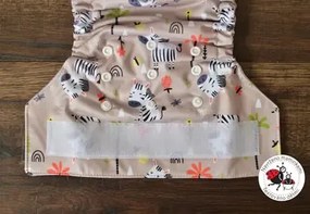 GaGa's Látková plena AIO Zebra na suchý zip