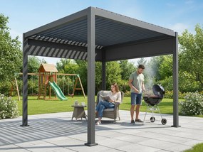 LANIT PLAST, s.r.o. hliníková bioklimatická pergola LANITPLAST PREMIUM 3x3 m LG4088
