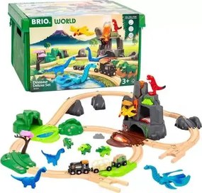 BRIO Dinosauří deluxe vlaková sada / od 3 let