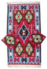 Vlněný Kilim "Kotel"