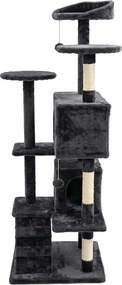 Škrabadlo pro kočky Hawaj 138 x 49 cm tmavě šedá