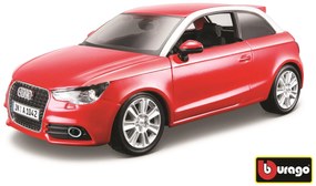 Bburago audi a1 červená 1:24