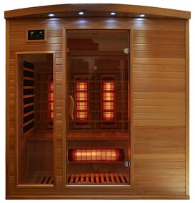 M-Spa - Infrasauna karbon-keramika pro 4 osoby 175 x 135 x 190 cm