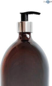 Dávkovač mýdla MONA 1 000 ml s černo-stříbrným dávkovačem