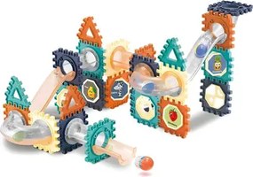 Kuličková dráha Marble Run Blocks / 2D/3D stavebnice / 66 dílků / od 3