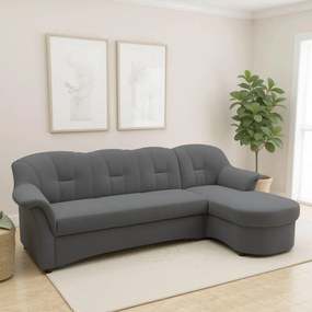 XXXLutz ROHOVÁ SEDAČKA, textil, tmavě šedá MID.YOU - Sedací soupravy - 001776009105