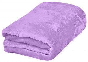 Deka mikroflanel VIOLET 200x220 cm světle fialová
