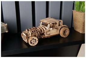 Ugears 3D dřevěné mechanické puzzle The Hot Rod Furious