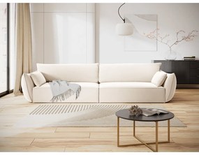 Béžová sametová pohovka 248 cm Vanda – Mazzini Sofas