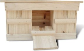 Ptačí budka pro špačky 2 ks 44 x 15,5 x 21,5 cm dřevo 276008