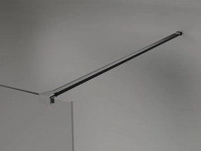 Mexen Lunar sprchová stěna pravá 80 x 200 cm, 8mm čiré sklo, broušený grafit, 830-080-000-66-00-P