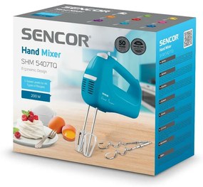 Sencor SHM 5407TQ ruční mixér, světle modrá