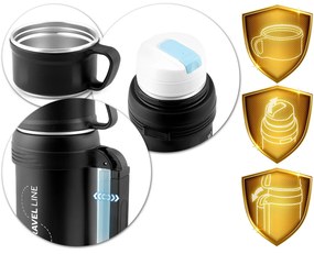 Berdsen Vakuová termoska 1500 ml BD-781 černá