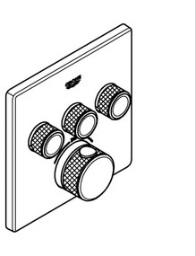 GROHE 29126000 - Termostatická baterie GROHTHERM SMARTCONTROL lesklý chrom