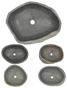 Umyvadlo Douglas - říční kámen - oválné | 45–53 cm