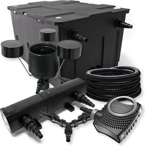 Sada jezírkové filtrace SunSun CBF-550 / CUV-224 – 60000 L, 10000 l/h, 80 W (55346)