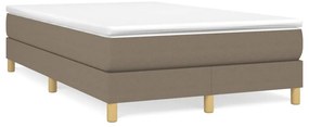 Box spring postel s matrací taupe 120x190 cm textil 3269668