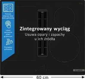 Bosch Serie 4 PVS611B16E černá / Indukční varná deska / 59,2 cm / 4 zó