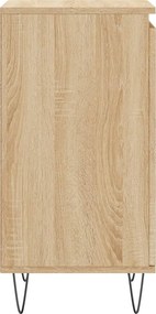 vidaXL Příborníky 2 ks 40 x 35 x 70 cm kompozitní dřevo [831059] Barva: Betonová šedá