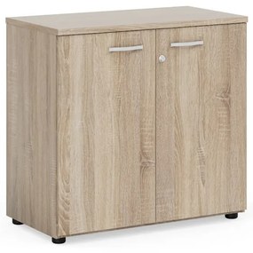 Nízká skříň Praktik 80 x 40 x 76,5 cm, dub sonoma