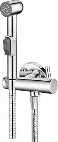Aqualine Aqualine, Nástěnný ventil s ruční bidetovou sprškou, chrom, SK215