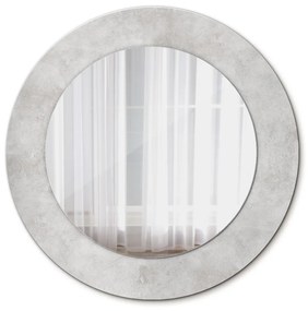 Kulaté zrcadlo s potiskem Betonová textura