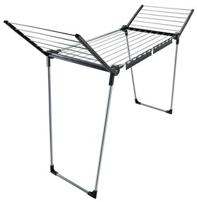 Leifheit - Sušák na prádlo Pegasus 150 Solid Slim, černá 81690