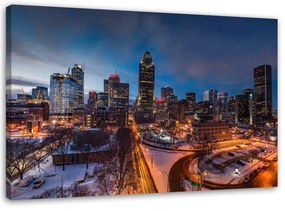 Obraz na plátně New York panorama města USA - 90x60 cm
