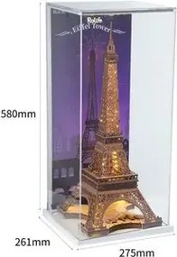 RoboTime 3D dřevěné puzzle Rolife Noc Eiffelovy věže svítící / od 14 l
