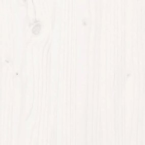 Zahradní lavice bílá 157,5 cm masivní borové dřevo - Default Title